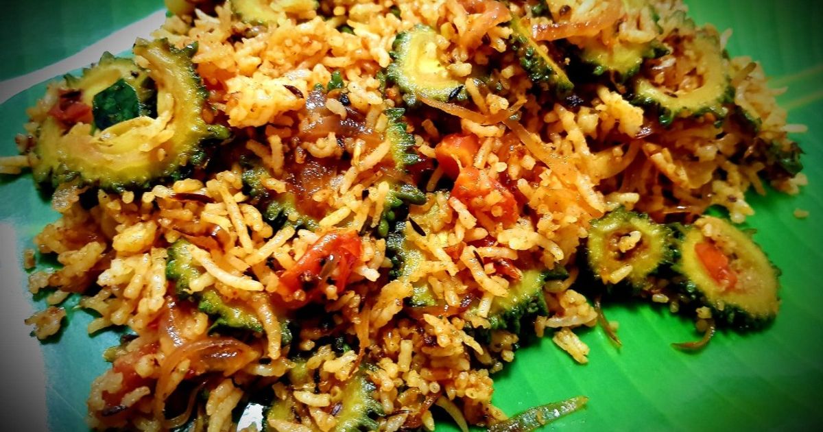 Bitter Gourd Rice Recipe by Prasel - Cookpad