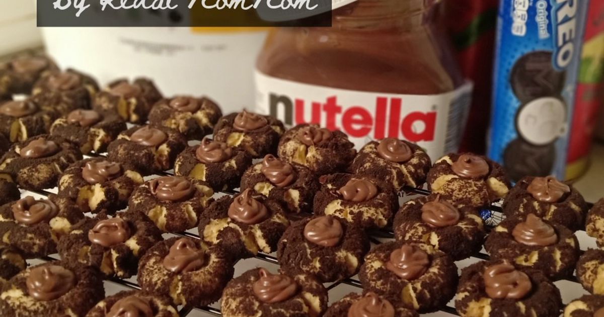 Resep nutella oreo cookies rumahan enak dan mudah - Cookpad
