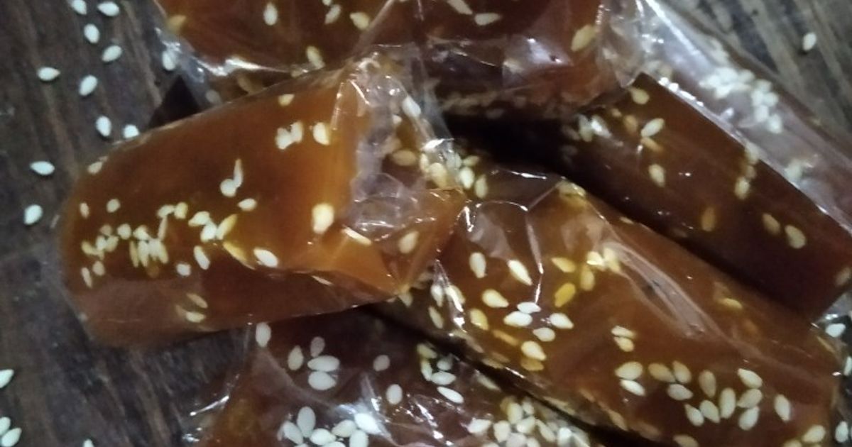 Resep dodol jenang wijen rumahan enak dan mudah - Cookpad