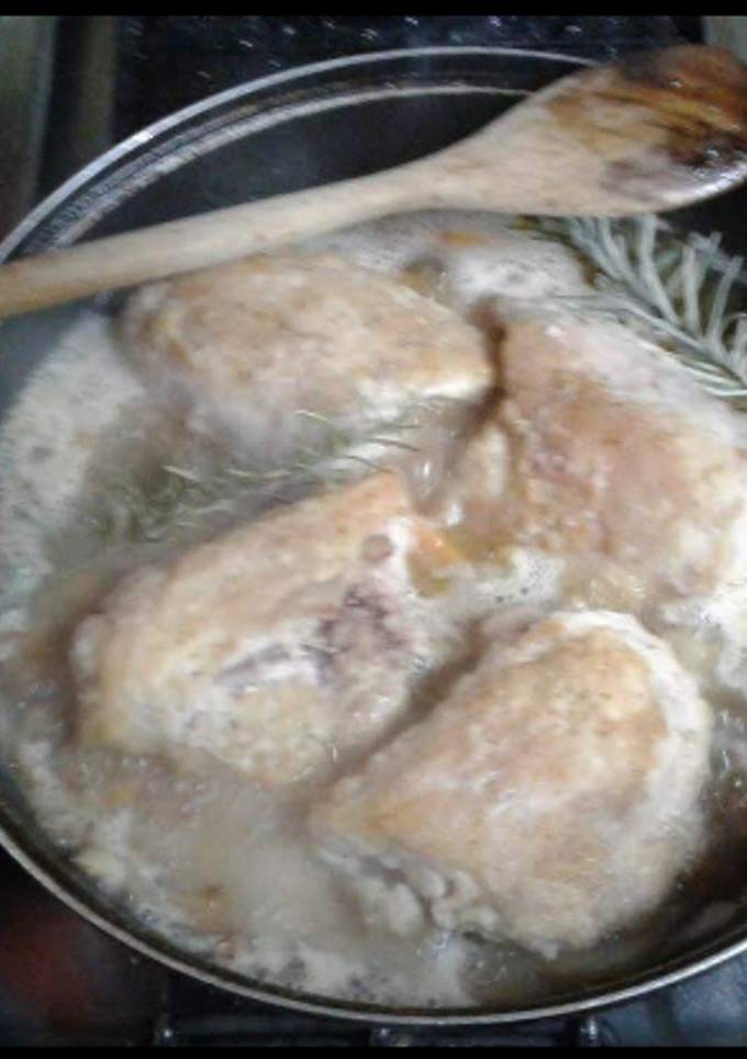 Pollo al vino blanco Receta de claudia- Cookpad