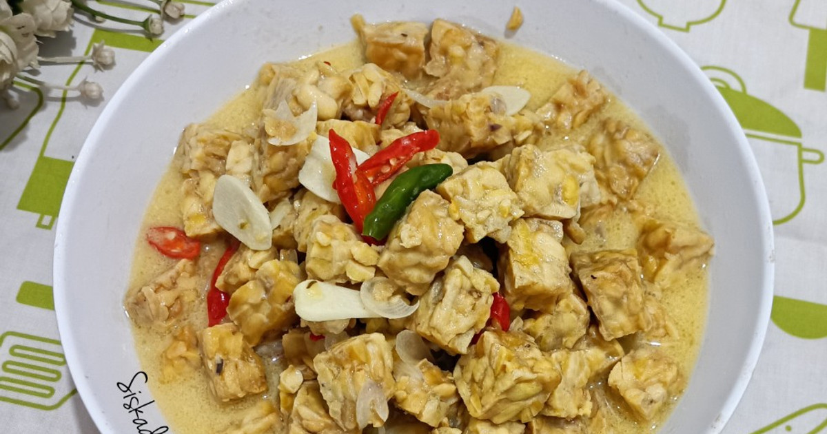 Resep Oseng Tempe Kuah Santan oleh Siska Dian Fitriana (Siska Dian - Siska Cake) - Cookpad