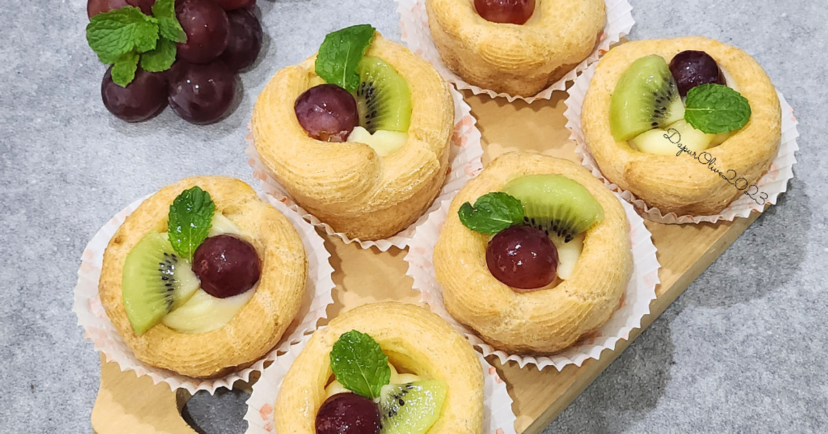 Resep Fruit Choux / Sus Buah oleh Dapur Olive - Cookpad