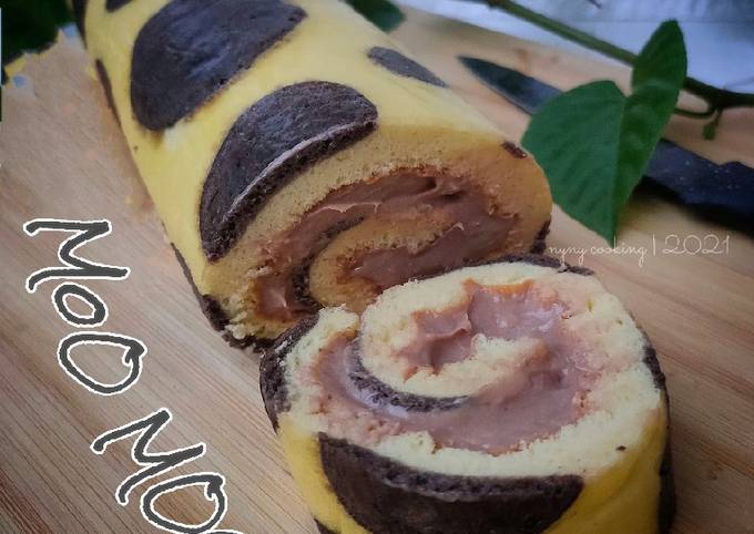 Resep Moo moo Roll cake (ala2 Chocomory nya Cimory) oleh Nyny Cooking ...