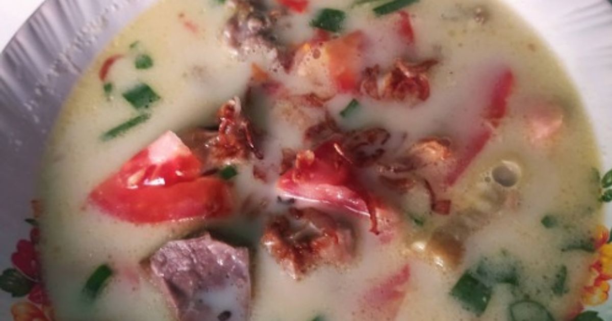 Resep soup daging kuah susu rumahan enak dan mudah - Cookpad