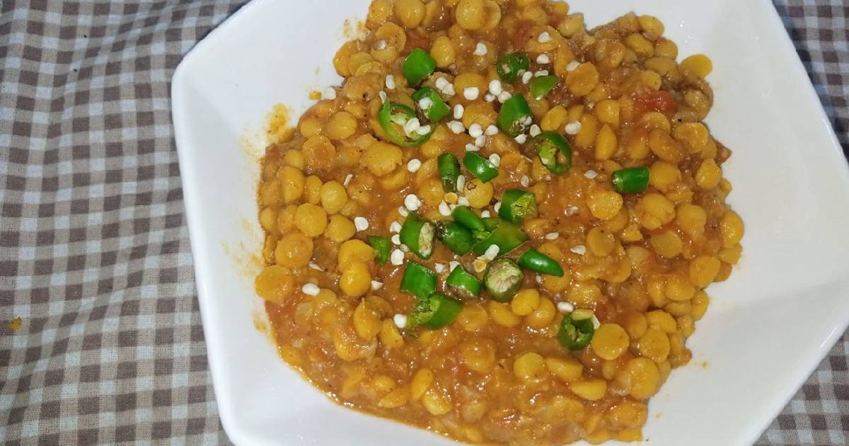 Dhaba Style Chana Daal Recipe by Surhaan Tahir Wafai - Cookpad