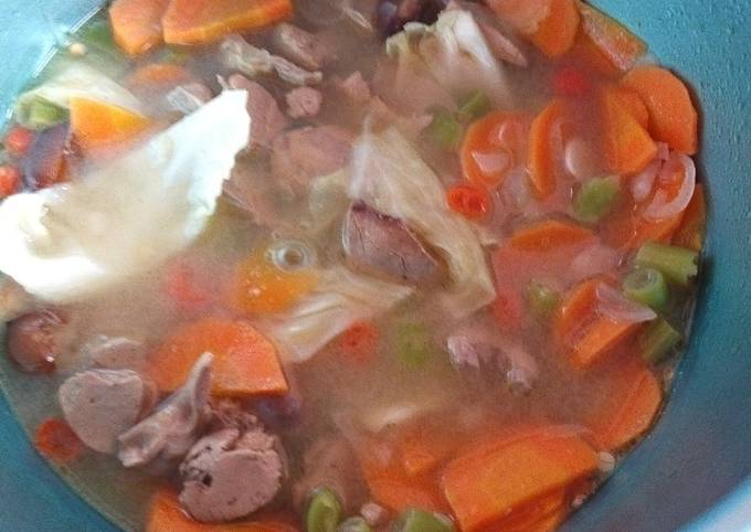 Resep Asem asem rempelo ati plus sayuran oleh Rizka Fadhilatin - Cookpad