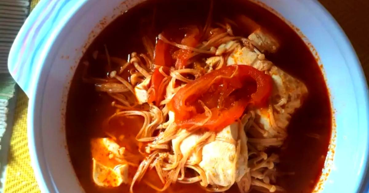 Resipi Tomyam Cendawan inoki oleh Ani Delighted - Cookpad
