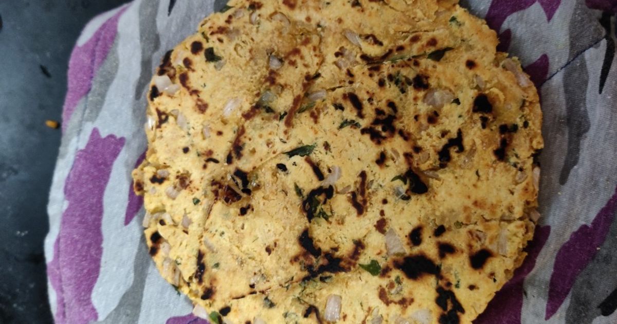 Besan Ki Roti (Sindhi Koki) Recipe by Harsha Ladhwani - Cookpad