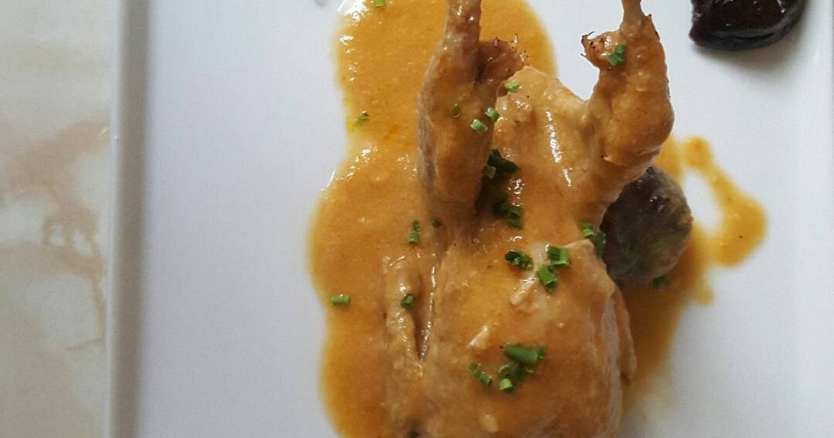 Codorniz Guisada Receta de Chef Javier Fernandez- Cookpad