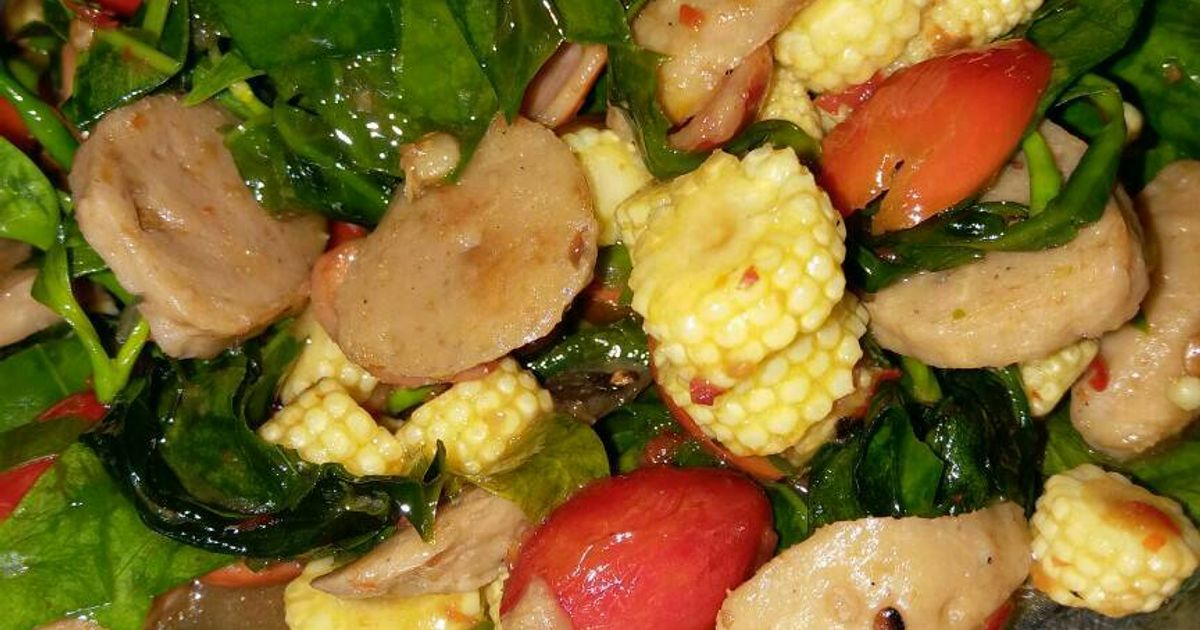 Resep Tumis Putren, Bakso, Daun So Dan Kulit Melinjo oleh you can do it ...