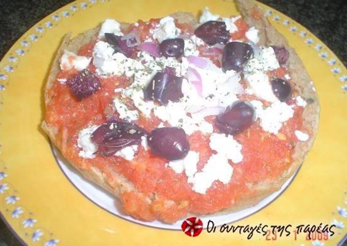 Cretan Dakos Recipe by Cookpad Greece - Cookpad
