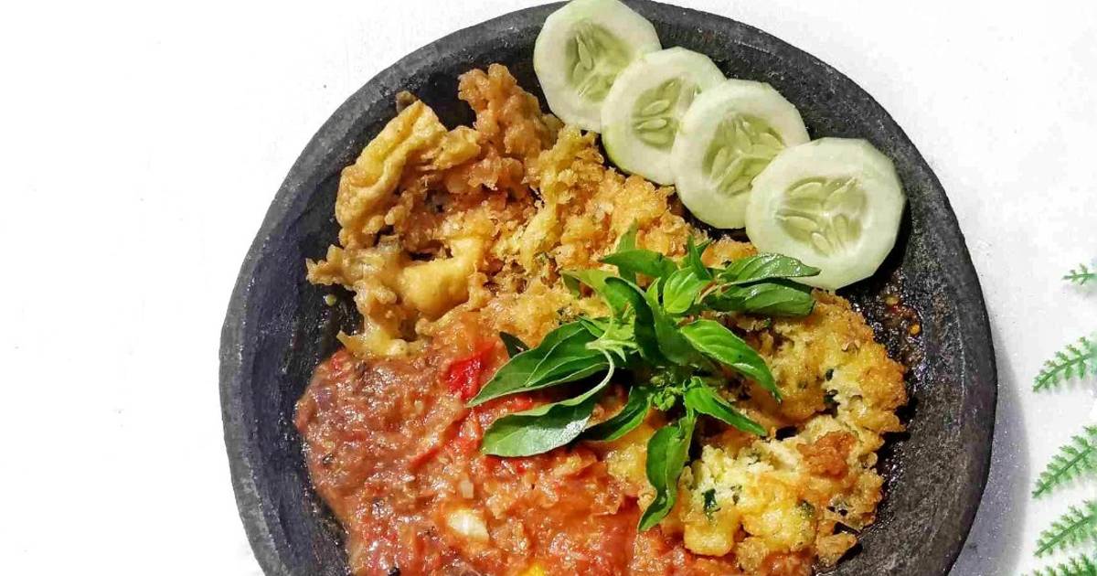 Resep Telur Dadar Penyet oleh Lia Ariani - Cookpad
