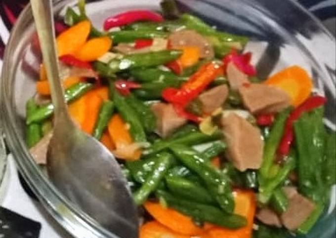 Resep Oseng Bakso Wortel Buncis oleh Sylvi Bunda Athaillah - Cookpad
