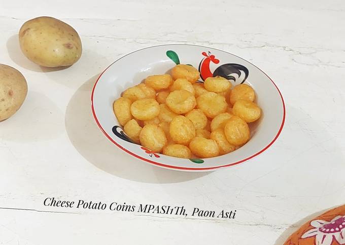 Resep Cheese Potato Coins MPASI 1 Tahun oleh asti - Cookpad