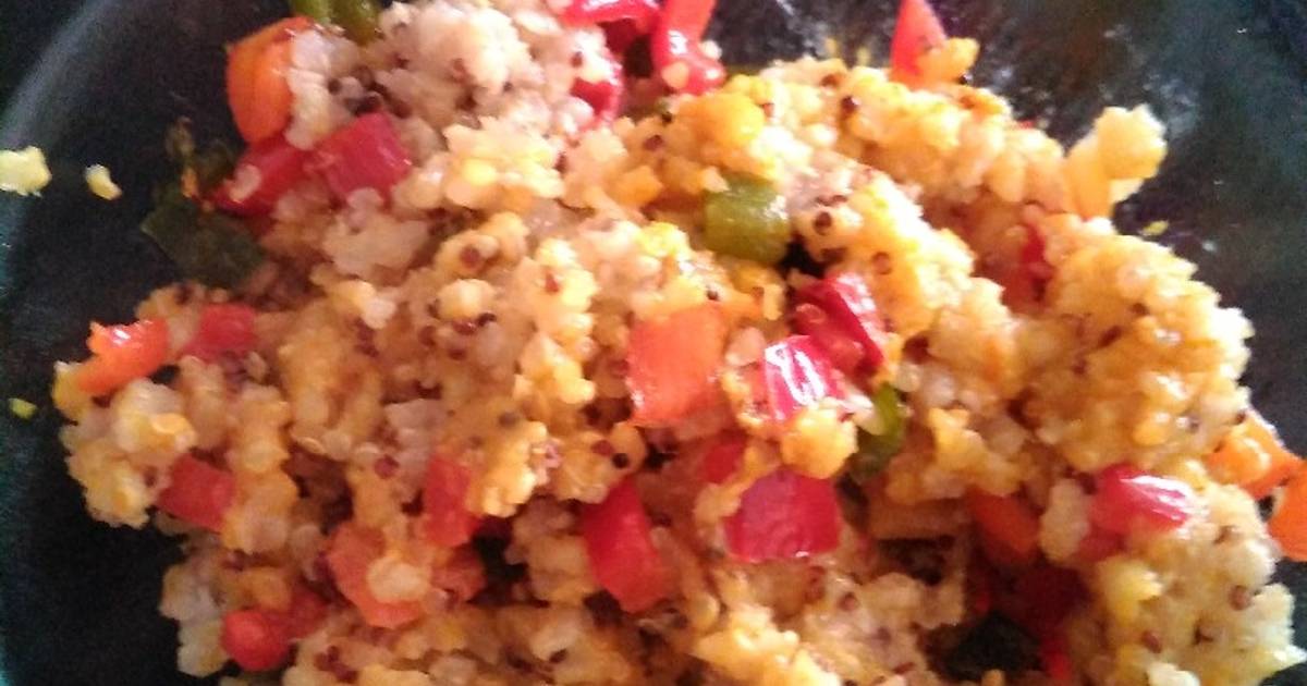 Arroz con quinoa y verdura Receta de Ruthy León- Cookpad