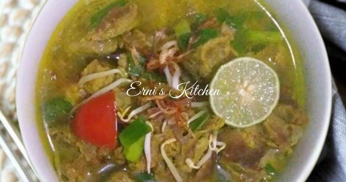 Resep Soto Daging Seger Kuah Bening (Praktis) oleh Erni's Kitchen (RK ...