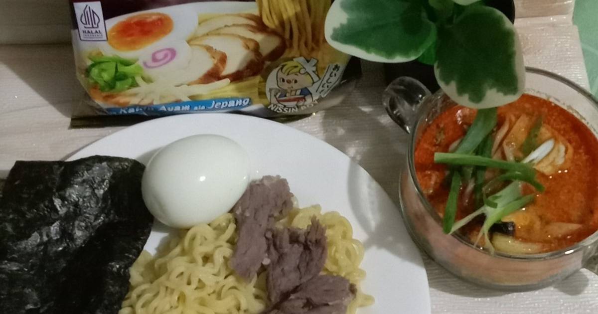 Resep Ramen Pedas susu kedelai oleh Ratna - Cookpad