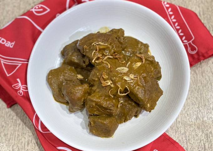 Resep Rendang Daging Ekonomis oleh Rini Dwi Astuti - Cookpad