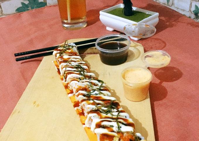 Resep Sushi ebi furai roll oleh ira.pricillia - Cookpad