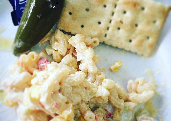 Sopa fría de Coditos con pollo y vegetales Receta de Patusa Serrano ...