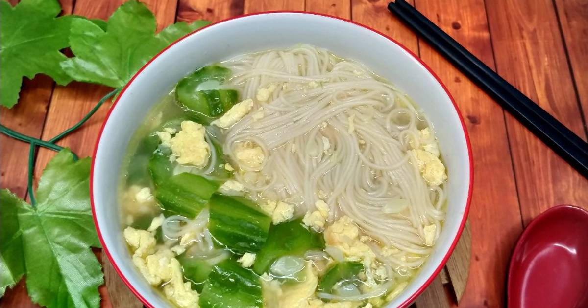 51 resep sup oyong telur misoa enak dan mudah - Cookpad
