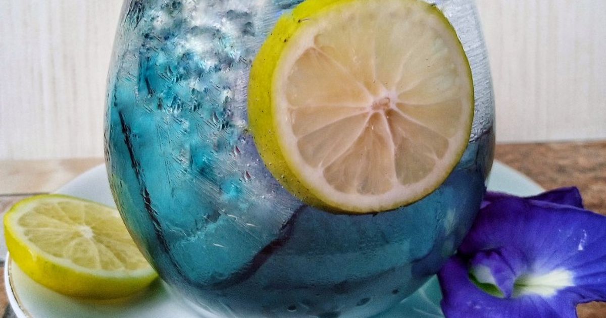 Resep Es Lemon Tea Bunga Telang oleh Niung Niung - Cookpad