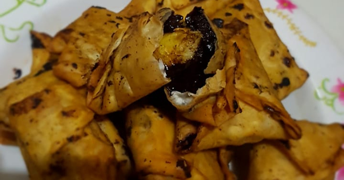 Resep Pisang Coklat Lumer oleh Uswatun Hasanah - Cookpad