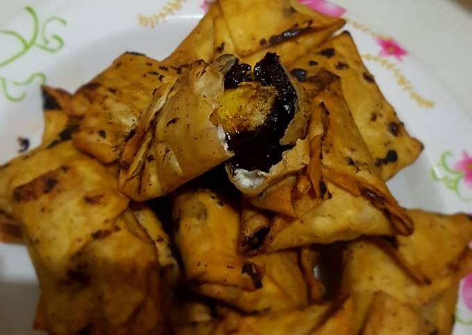 Resep Pisang coklat lumer oleh Uswatun Hasanah - Cookpad
