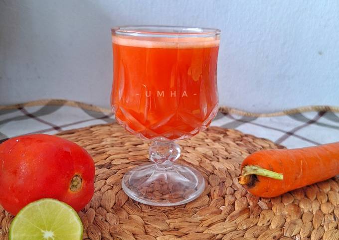 Resep Jus Wortel Tomat Jeruk Sehat oleh Ayu Umha - Cookpad