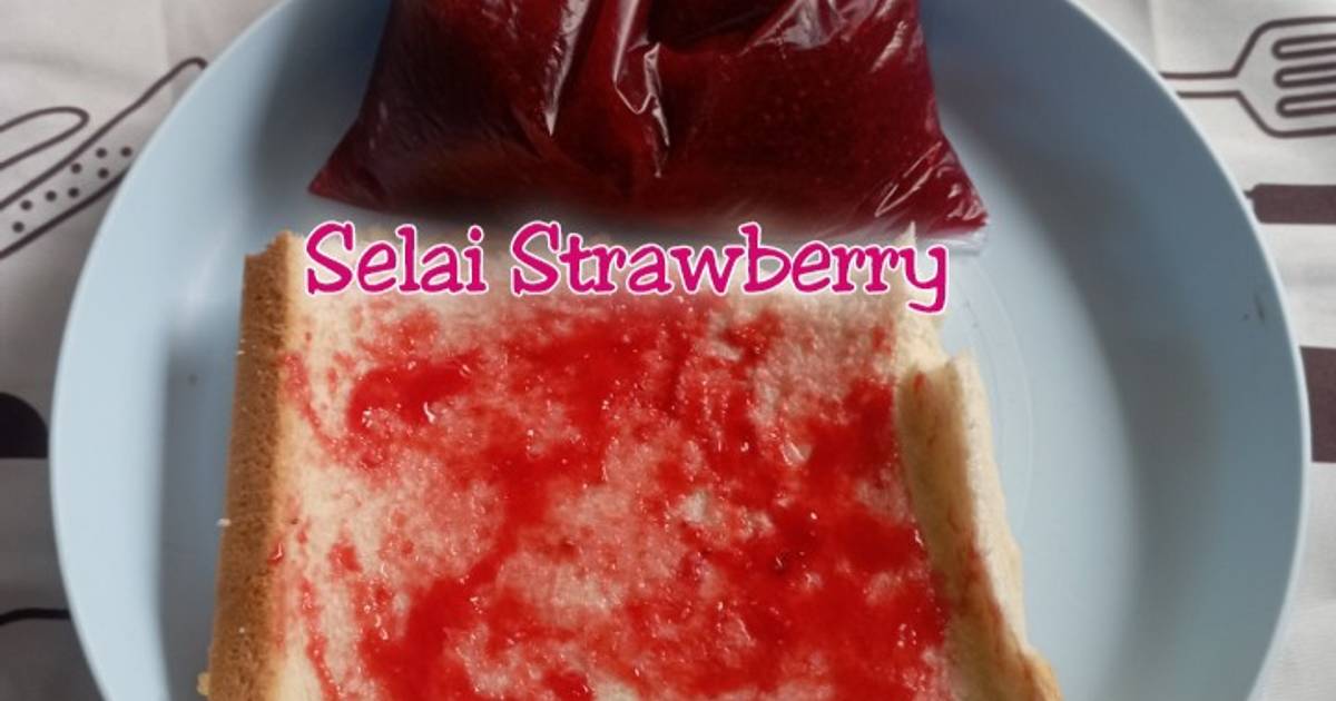 Resep Selai strawberry 2 bahan oleh Yulys_Kitchen - Cookpad