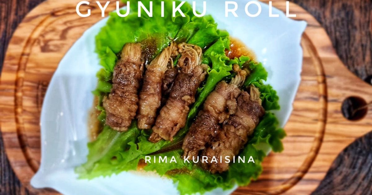 Resep Gyuniku Roll oleh rima kuraisina - Cookpad