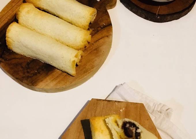 Resep Roti Gulung Coklat (oven) oleh anif agustina - Cookpad