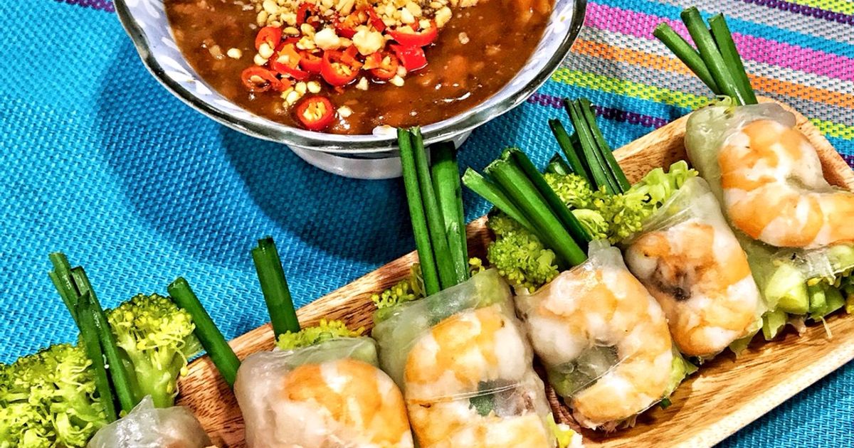 Broccoli Spring Rolls (Gỏi Cuốn Bông Cải Xanh) Recipe By Dibee