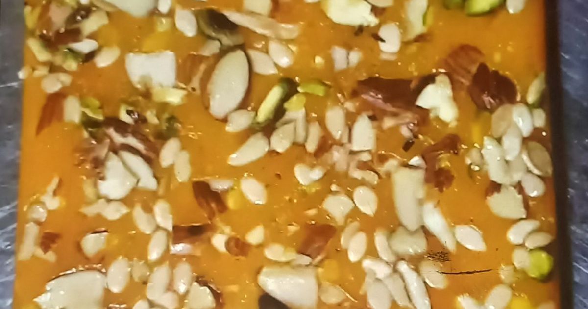 Cusrated Powder Karachi Halwa Recipe by Sneha Patel - Cookpad