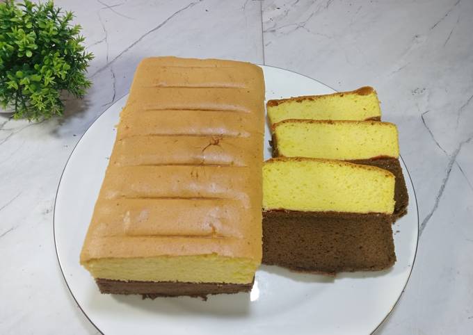 Resep Lapis Mandarin ekonomis 4 telur oleh Nurkmalasari - Cookpad