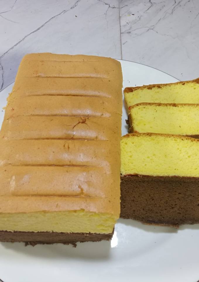 Resep Lapis Mandarin ekonomis 4 telur oleh Nurkmalasari - Cookpad