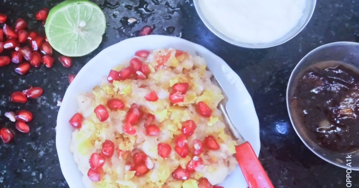 Potato Chat With Yogurt And Tamarind Chutney Recipe by Sherifa Kaleel ...