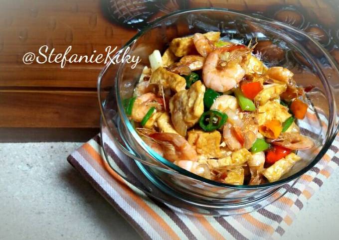 Resep Udang tahu masak tauco oleh Stefanie Kiky - Cookpad