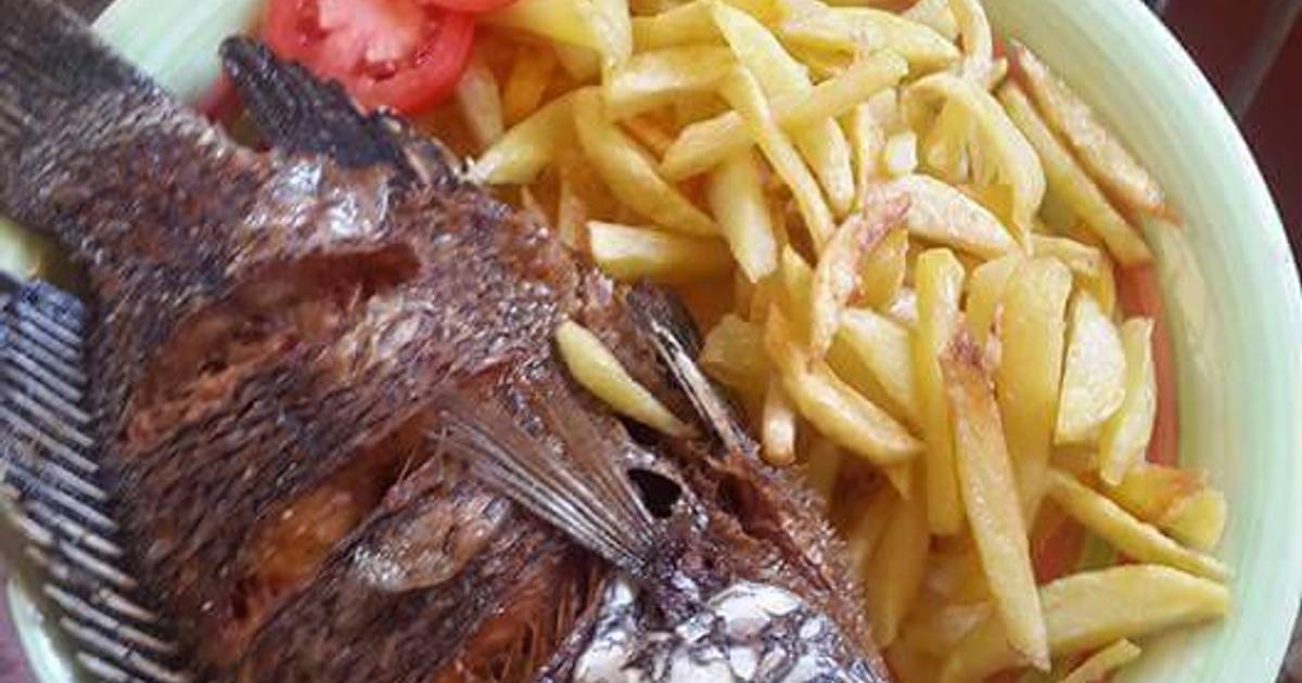 Fish with Fried Chips Recipe by Martin Omollo - Cookpad
