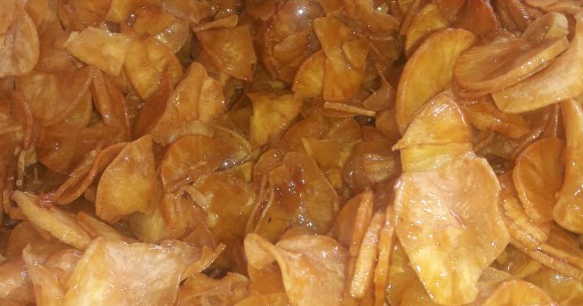 8 resep keripik singkong gula merah enak dan mudah - Cookpad