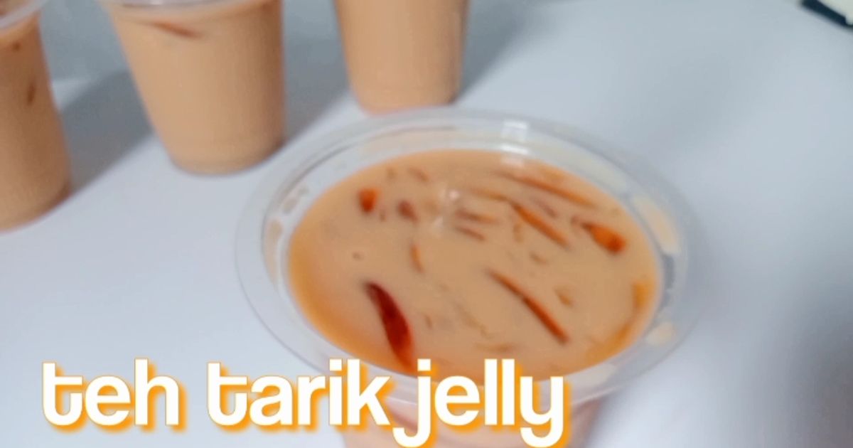 Resep Teh Tarik Jelly oleh dapur annisaa https://youtube.com/channel ...