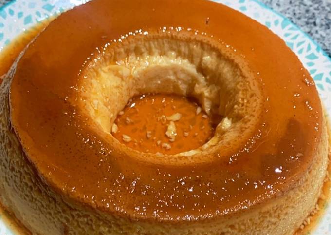 Flan casero Receta de Laura Fort- Cookpad