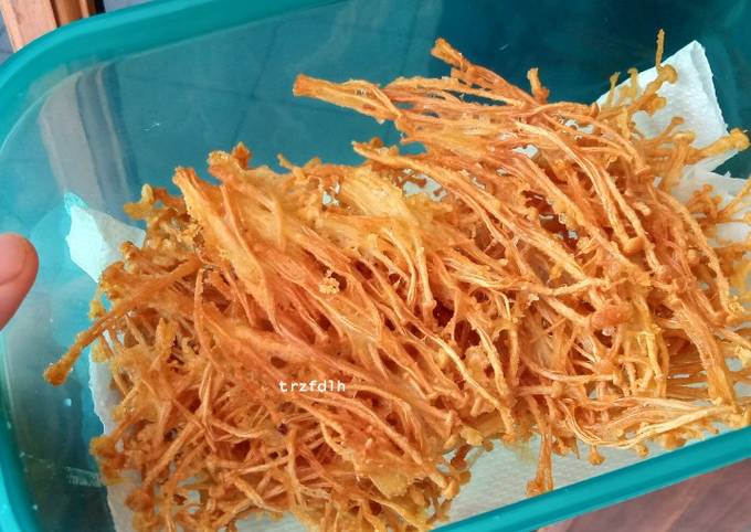 Resep Enoki Goreng Crispy oleh Tirza. - Cookpad