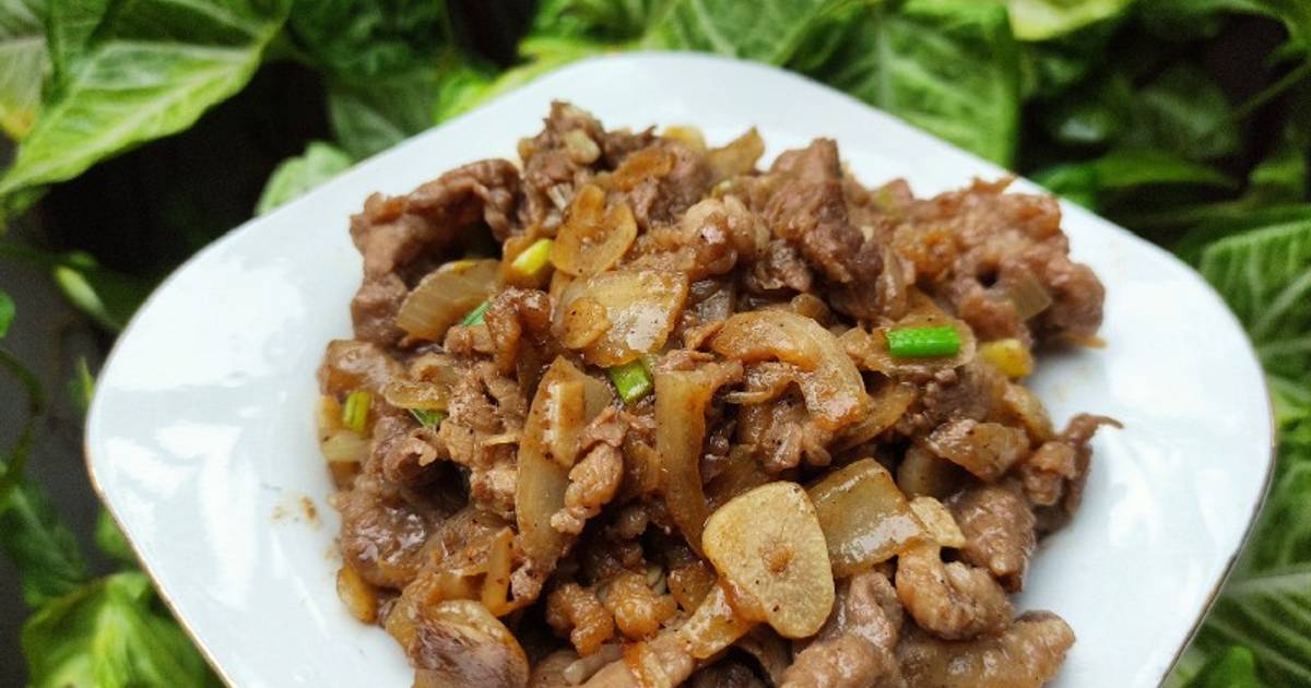 Resep Beef Slice Saus Tiram oleh Enik Sulistyawati - Cookpad