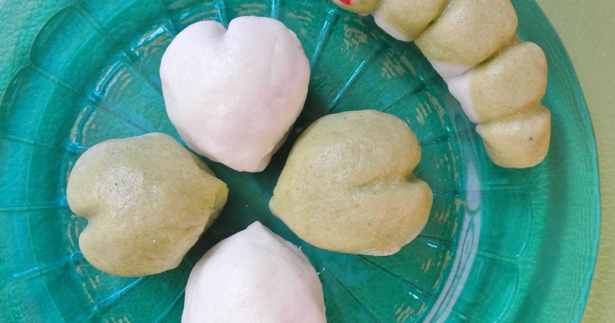 Clover & Caterpillar Jouyo Manju (Wagashi) Recipe by Yu-Art Kichijoji