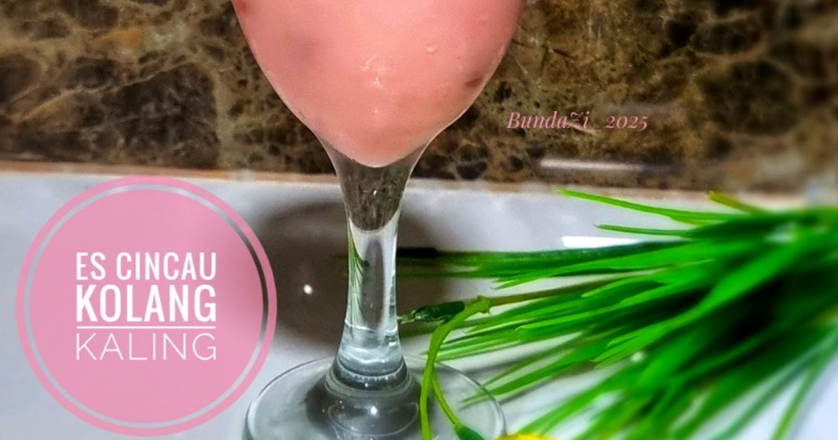 Resep es kolang kaling cincau tanpa santan rumahan enak dan mudah - Cookpad