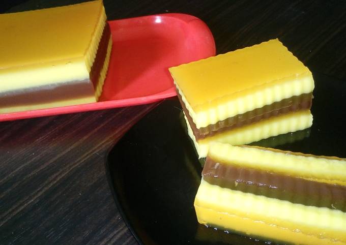Resep Puding lapis surabaya oleh Uni - Cookpad