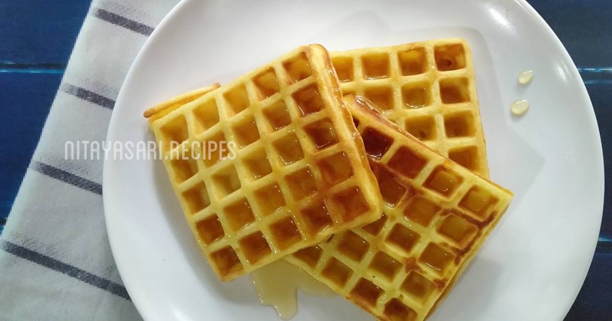 Resep 14. Waffle Klasik oleh 🔪Nitayasari.Recipes🥦 - Cookpad