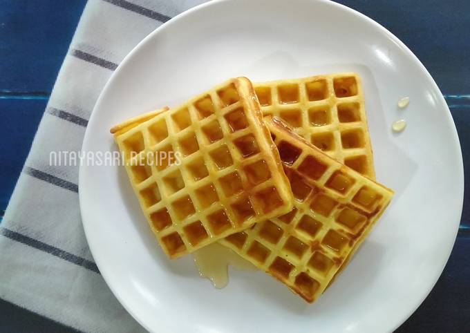 Resep 14. Waffle Klasik oleh 🔪Nitayasari.Recipes🥦 - Cookpad