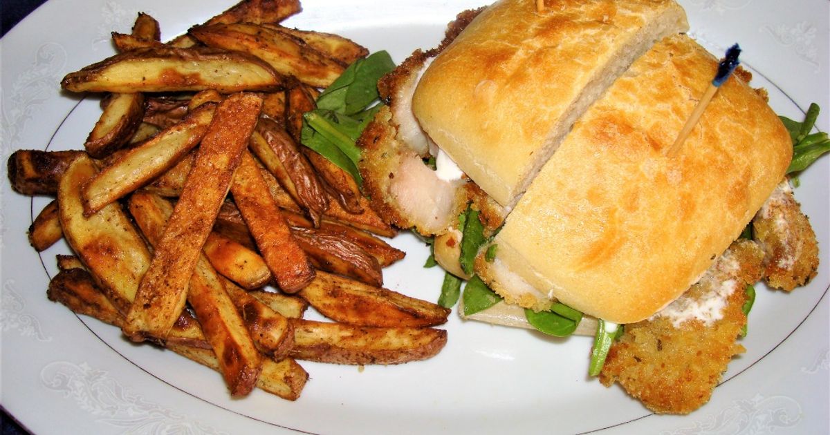 Cajun Spiced Chicken Sandwich On Ciabatta (Jon Style) Recipe By Jon ...